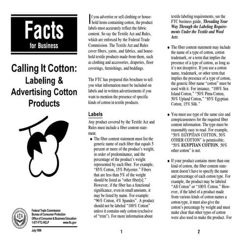Threading Your Way Through Fibre And Wool Labelling Acts | PDF