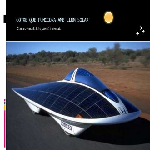 Cotxe que funcione amb plaques solars | PPT