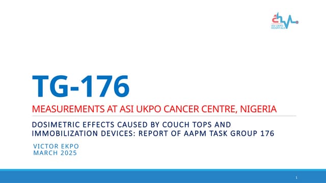TISSUE PHANTOM RATIO - THE PHOTON BEAM QUALITY INDEX | PPTX