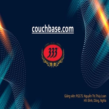 Couchbase Server, originally known as Membase | PPT