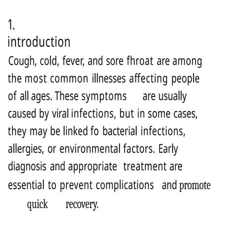 Cough,Cold,sore throat, fever Diagnosis and treatment presentation.pptx