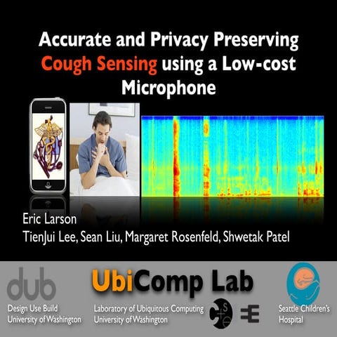 Accurate And Privacy Preserving Cough Sensing From A Low Cost
