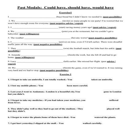 Could should-would-1 | PDF