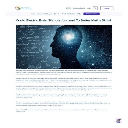 Could electric brain stimulation lead to better maths skills.pdf