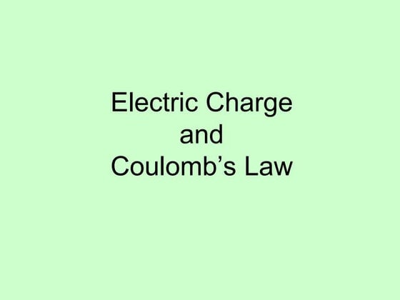 Les 2 coulombs law_12 | PPTX
