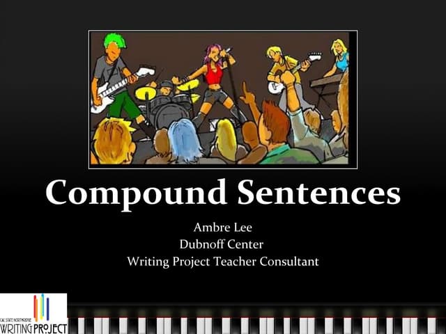 Compound sentences | PPS