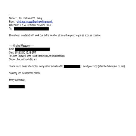 Councillor email | PDF