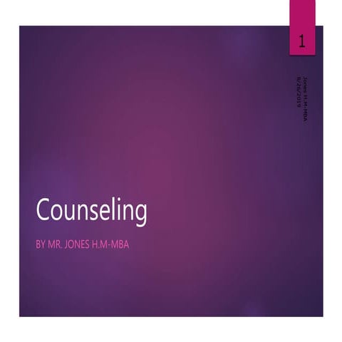COUNSELLING | PPT