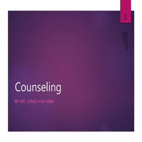 Counseling | PPT