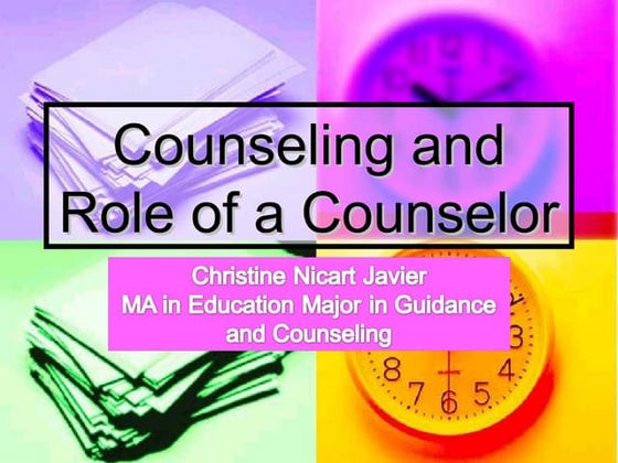 PRINCIPLES OF COUNSELLING | PPT