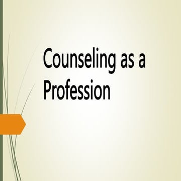 GOALS & SCOPE OF COUNSELING | PPTX