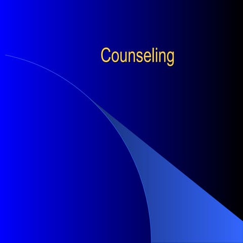 counseling skills and techniques-notes.ppt