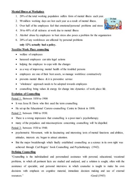 History of Counseling Timeline | PDF | Mental Health | Diseases and ...