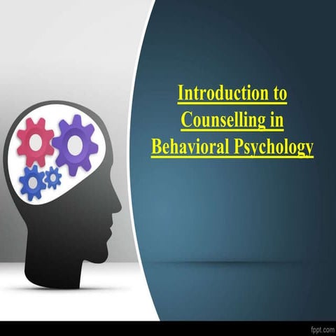 What is counselling, it's principal and techniques | PPTX