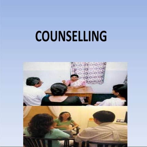 TYPES OF COUNSELLING | PPTX