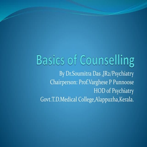Counselling Basics | PPT