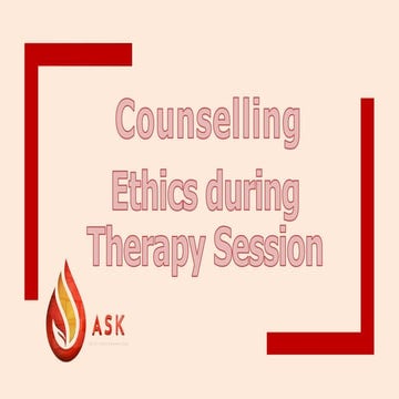 Counselling Ethics | PDF