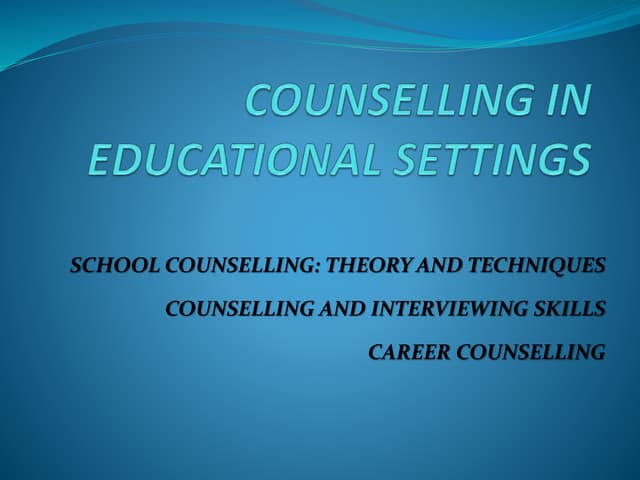 History of Counseling Timeline | PDF | Mental Health | Diseases and ...