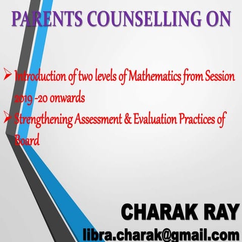 COUNSELLING ON MATHEMATICS | PPT