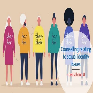 Counselling relating to sexual identity issues | PPT