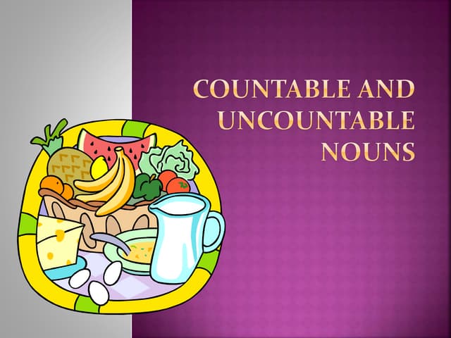 Countable and Non-Countable Countable and Non-Countable | PPTX