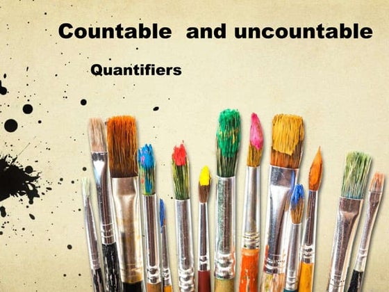 countable-uncountable-nouns a an some and any | PPT