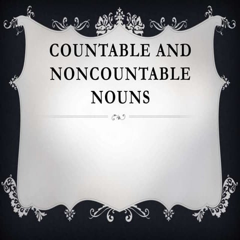 Countable Vs Uncountable noun | PDF