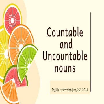 Countable and Uncountable Nouns - English I.pptx