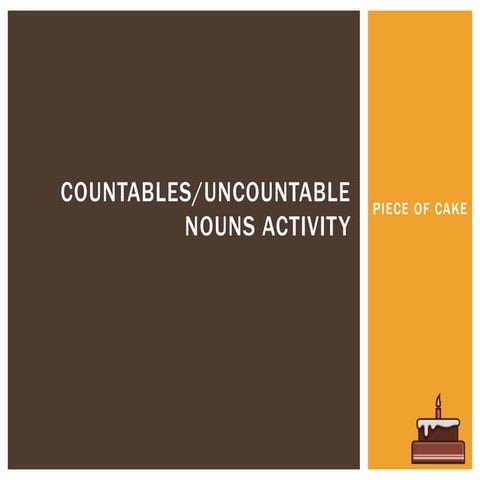 Countables uncountables | PPT