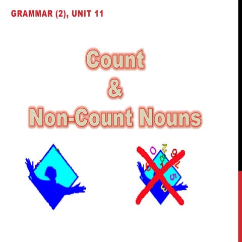 Count and non count nouns | PPTX