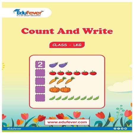 Count and Write - LKG Maths Worksheet | PDF