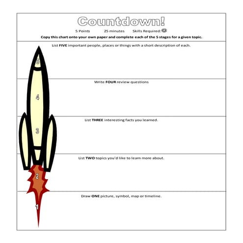 Countdown socialstudiesinteractivenotebookactivity | PDF