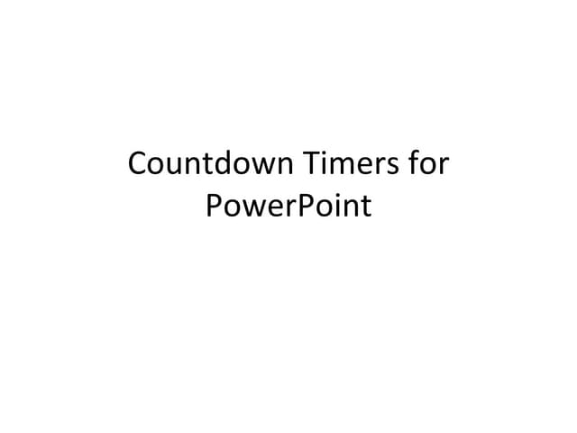 Countdown timers for_power_point (1) | PPT