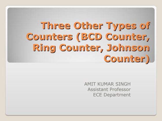 Modulo n counter | PPT