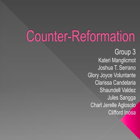 Counter Reformation | PPTX