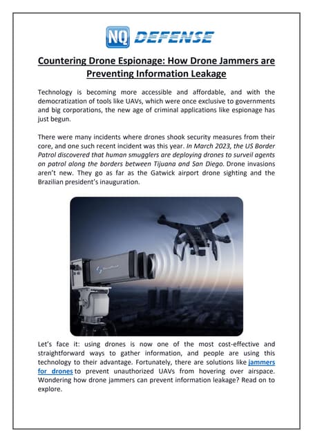 Exploring the Top Counter-Drone Solutions for Mass Events.pdf