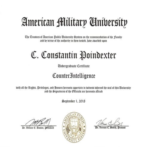 Counterintelligence degree | PDF