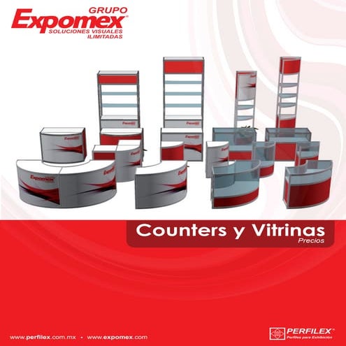 Vitrinas y Counters de Perfiles de Aluminio | PDF