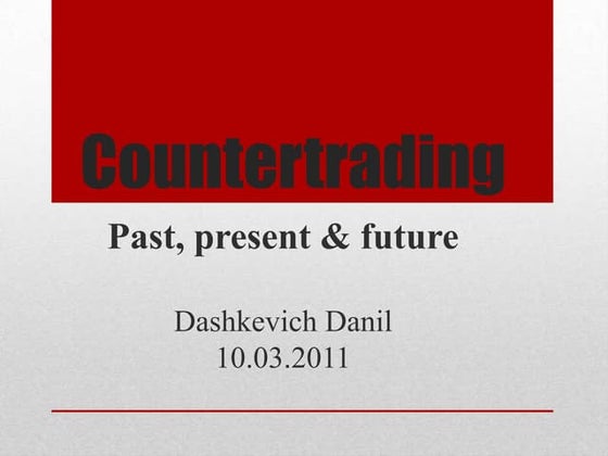 Negocios countertrade | PPT