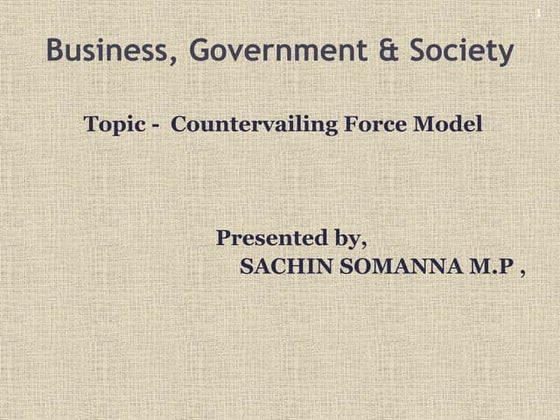 Business government and society | PPTX