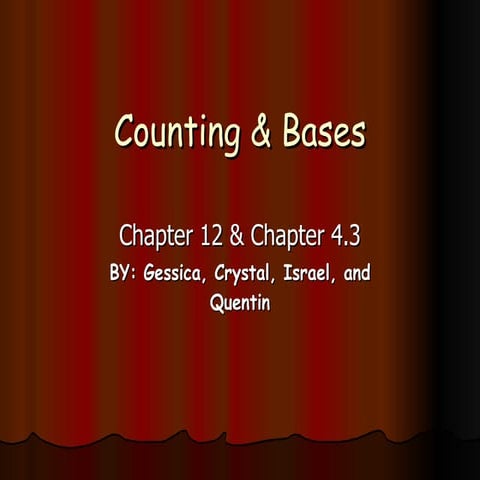 Counting Project | PPT