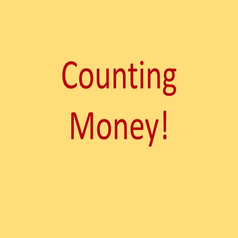 Counting money! | PPT