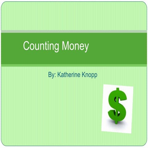 Counting money | PPTX