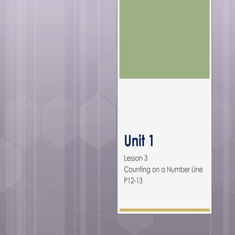 Counting to 10 Unit plan powerpoint | PPTX