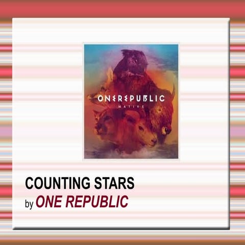 Counting stars by One Republic | ODP | Music | Entertainment