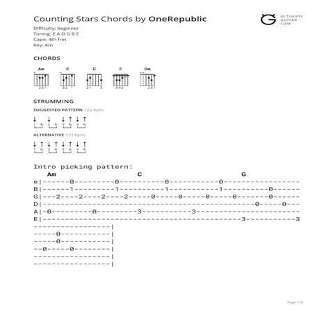 counting stars chords.pdf