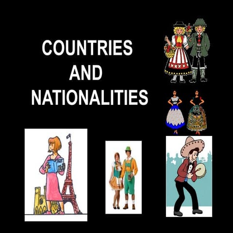 Countries- nationalities | PPTX | Australia and Oceania Travel | Travel ...