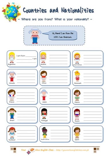 Countries and nationalities | PDF