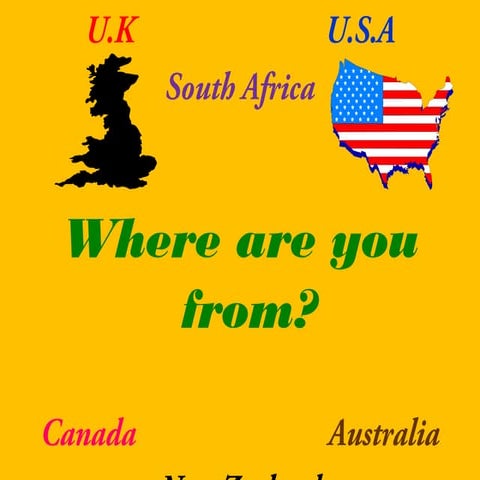 Countries where are you from ppt | PPT