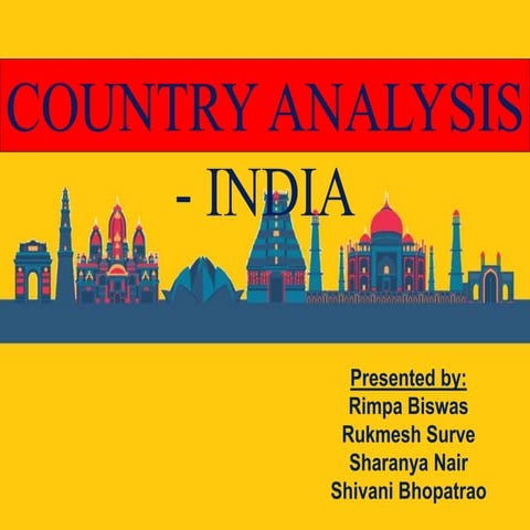 Country Analysis - India | PPTX